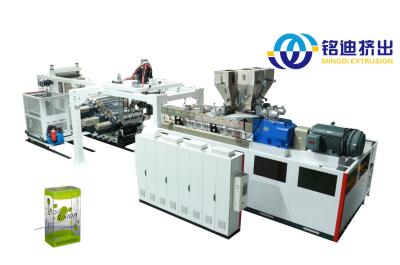 China PC PMMA PS Transparent Plastic Board Extrusion Line 1220mm 1000kg/h for sale