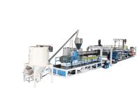 China High Strength PVC Sheet Edge Banding Extrusion Line with PLC Control - 600-1200mm Width, 400kg/h Capacity for sale