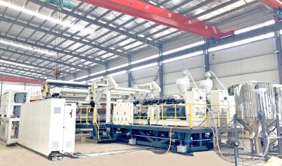 China HDPE Geomembrane Waterproof Sheet Extrusion Line 0.5-3mm Thickness for sale