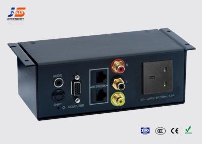 Cina Scatola di collegamento di multimedia dell'incavo della spina di corrente con il video di USB della rete RJ11 in vendita