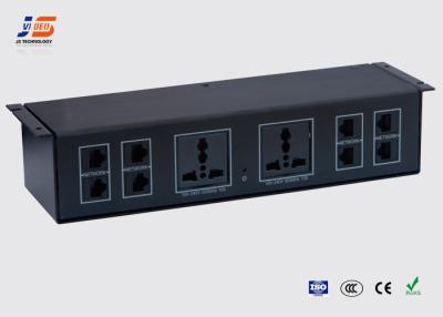 Cina Pin multifunzionale 220V del Regno Unito 3 dell'incavo della scatola di collegamento di multimedia di Undertable in vendita