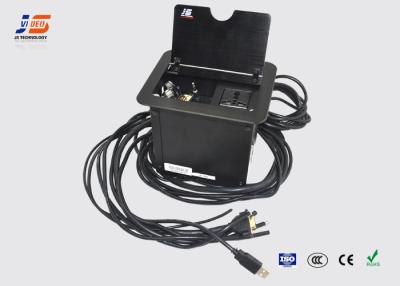 中国 可聴周波机ケーブルの出口の RJ45 VGA が付いている卓上の接続ボックス 販売のため