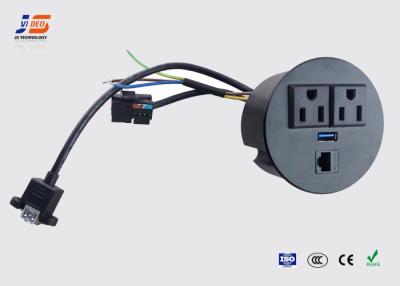 中国 机力データ グロメットのテーブルの接続ボックス米国の標準的な交流電力 販売のため