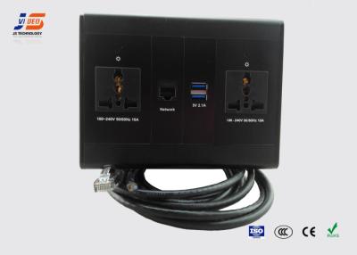 Cina Incavo multiplo USB VGA HDMI della scatola di collegamento della Tabella di conferenza di RoHS del CE in vendita