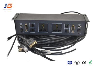 Cina audio scatola di collegamento di multimedia di 3.5MM, commutatore dell'incavo di corrente alternata Di 3 Pin in vendita