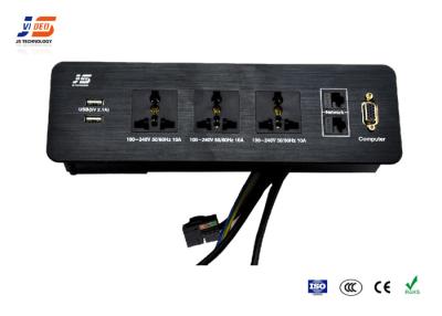 中国 卓上の会議の席のパワー アウトレット USB 充満ソケット VGA フェースプレート 販売のため
