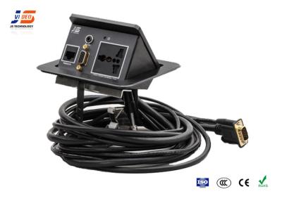 China Áudio nivelado de USB da placa dianteira de VGA da caixa de conexão dos multimédios do soquete da montagem à venda