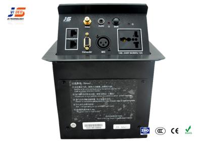 Cina Arrossisca lo sbocco montato per la Tabella di conferenza, corrente alternata/VGA/HDMI di pop-up dello scrittorio in vendita