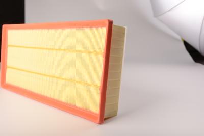 China PU Frame Automobile Air Filter , Yellow High Flow Auto Air Filters 055129620 for sale