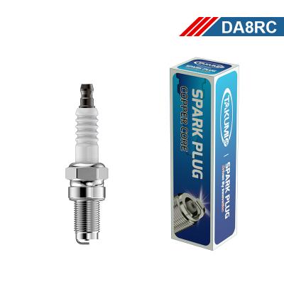 Cina Candela D8TC per auto con grado termico 8, filettatura M12*1.25 e portata 19 mm per DR8EA DPR6EA9 DPR8EA-9 DR7EA DPR7EA-9 in vendita