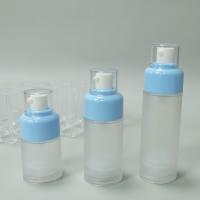 China JL-AB125 Unique Shape Airless Cosmetic Pump Bottles 0.09ml Dosage AS Single Wall for sale