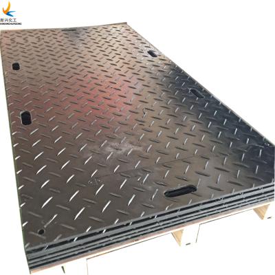 China temporary black construction hdpe material ground protection mats for sale