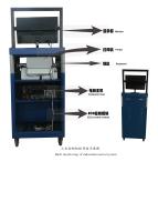 China CTJG-CS Computer Control Cabinet Industrial System 620x620x1640mm with Multi-Language Support for sale