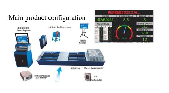 Quality CTASM-3 Light Gasoline Vehicle Testing Steady State Exhaust Test Equipment Environmental Protection for sale