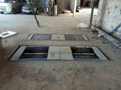 China CTGT-3-3B 3 in 1Vehicle Test Line Double Plate Mobile Roller Brake Tester 3000kg Sideslip Tester Te koop