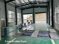 China CTCDG-15 Auto Three-Axis Six-Roller Vehicle Chassis Dynamometer with 350 kW Power and 15000 kg Capacity for sale