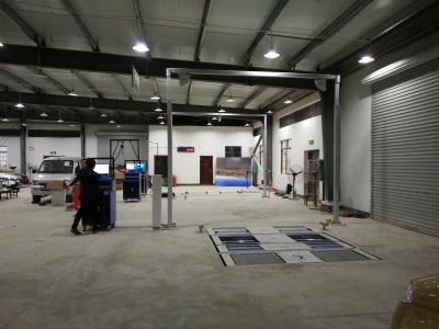 China 5 In1 Roller Brake Tester Suspension Tester Axle Load  Dual Plates Side Slip  Speedometer Headlight Tester for sale