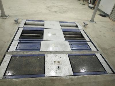 China 5 In1 Roller Brake Tester Suspension Tester Axle Load  Dual Plates Side Slip  Speedometer Headlight Tester for sale