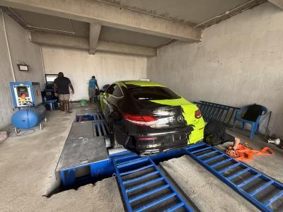 China Cartesykj 4WD Horse Power Machine Automotive Power Performance And Chassis  Dynamometer Machine 2000hp 2 eddy currents adjustable wheelbase in Uganda for sale