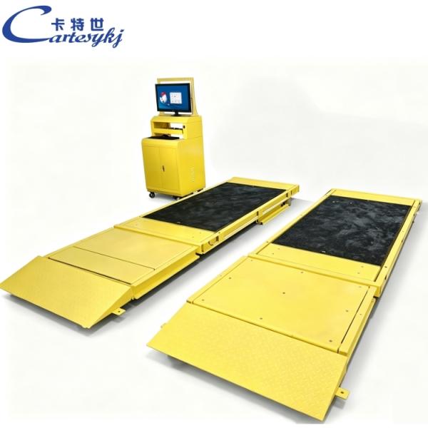 Quality Cartesykj Luxury flat brake tester 13T Vehicle inspection equipment vehicle test lane   2CTHPB-10 for sale