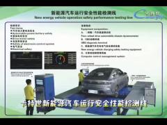 Linha de ensaio de desempenho de segurança de exploração de veículos de energia nova Dinâmómetro do chassi de automóvel de tração nas quatro rodas