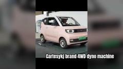 Cartesykj brand 4WD vehicle chassis dynamometer horse power machine car dyno wheelbase adjustable