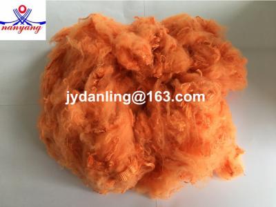 China 1.5D Orange Polyester Staple Fiber for sale