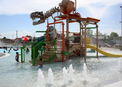 China Commercieel Openlucht van de de Bouwglasvezel van het Waterpark van de Kinderenaqua het Parkmateriaal Te koop