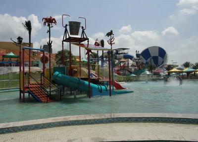 China Giant Water Park Playground Fiberglass Slide Equipment Area For Theme Park for sale