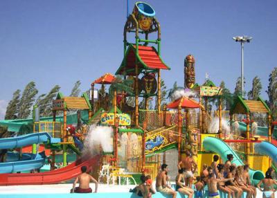 Chine Glissière d'eau d'amusement de famille de la plate-forme 21*18*9m de construction de parc à thème de Chambre de l'eau à vendre