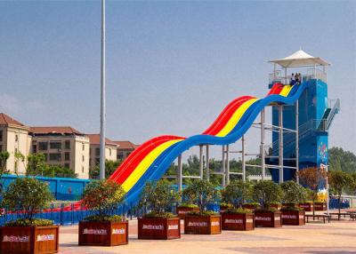 China Aanpasbare platformhoogte Aquapark-apparatuur gebouwd met bovenglasmateriaal Te koop