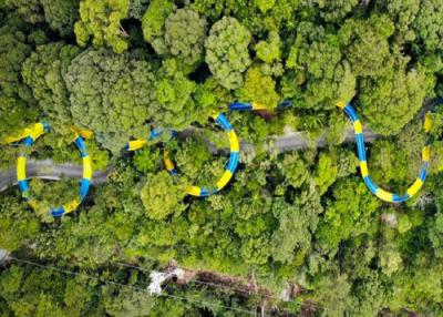 Cina Acquascivolo di spirale dello SGS dell'annuncio pubblicitario 2000 Sq.M in vendita