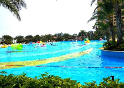 China 1000 People / 1000m2 1.2M High Water Park Wave Pool For Adults for sale