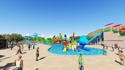 Cina Acquascivolo degli adulti di spettacolo di estate della macchina del simulatore della spuma del parco dell'acqua di tema in vendita