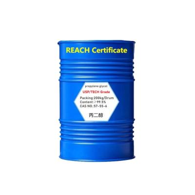 China PG Colorless Liquid 1,2-Propanediol Propylene Glycol CAS NO 57-55-6 with Good Price for sale