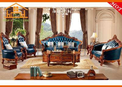 China Royal furniture Italian classic sofa set antique french style furniture with sofa supplier Classic European hand carved for sale