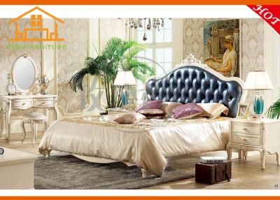 China White color antique Hot selling italian design For Dubai market 2016 top selling hand carved bedroom furniture set for sale