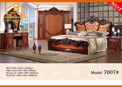 China antique French provincial rollable beauty wooden designs Residential interior design french home bedroom furniture set for sale