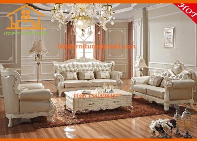 China Dubai latest antique wooden top grain leather corner sofa furniture design for sale