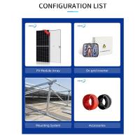 China MPPT On Grid Solar Panel System 10KW 17KW Solar Panel Kit System for sale
