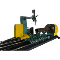 China 12000mm CNC Plasma Cutting Machine for Steel Pipe Tube Cutting with Servo Motor for sale