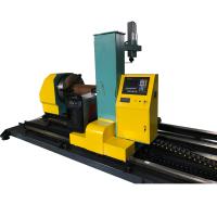 China 12000mm CNC Plasma Cutting Machine for Steel Pipe Tube Cutting with Servo Motor for sale