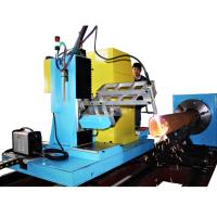 China CNC Pipe Beveling Machine 5 Axis Plasma Cutter 600mm Diameter for Intersecting Pipe Cutting for sale