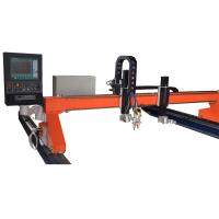 China Gantry Type CNC Plasma Cutting Machine 300A 400A 8 Torches 1kW for sale
