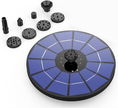 China 3W Solar Water Floating Fountain Pump For Outdoor Pond Pool Garden for sale