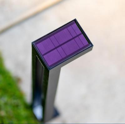 China Super Bright Outdoor Solar Panel Bollard Lights Landscape Aluminum for sale