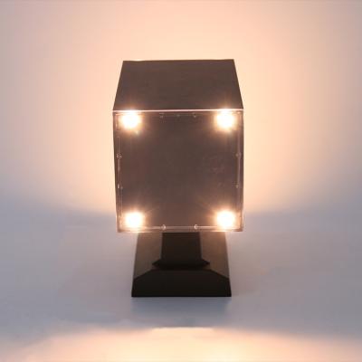 China Black Finish Solar Up Down Wall Lights LED IP65 20 Lumen for sale