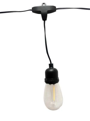China Os bulbos solares de Edidon das luzes da corda do pátio exterior de IP55 1W aquecem branco à venda