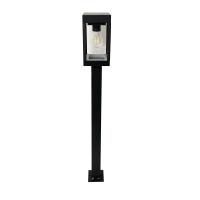 China Solar Lamp Post Light 77cm Tall Replaceable E27 LED Bulb Warm White 80cm Height IP55 for sale