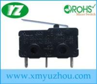 China Spring Limit Micro Switch 5A 250V with 1N-4N Operating Force Middle Lever Actuator for sale